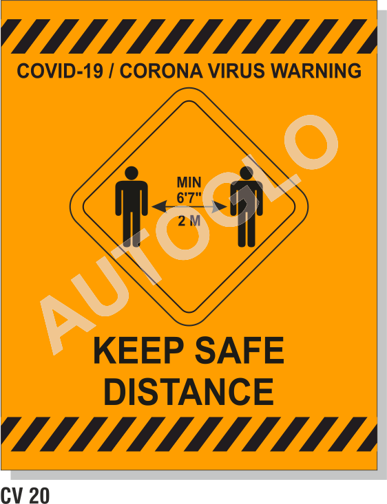 Keep Safe Distance | Covid19 Signages | Prolite